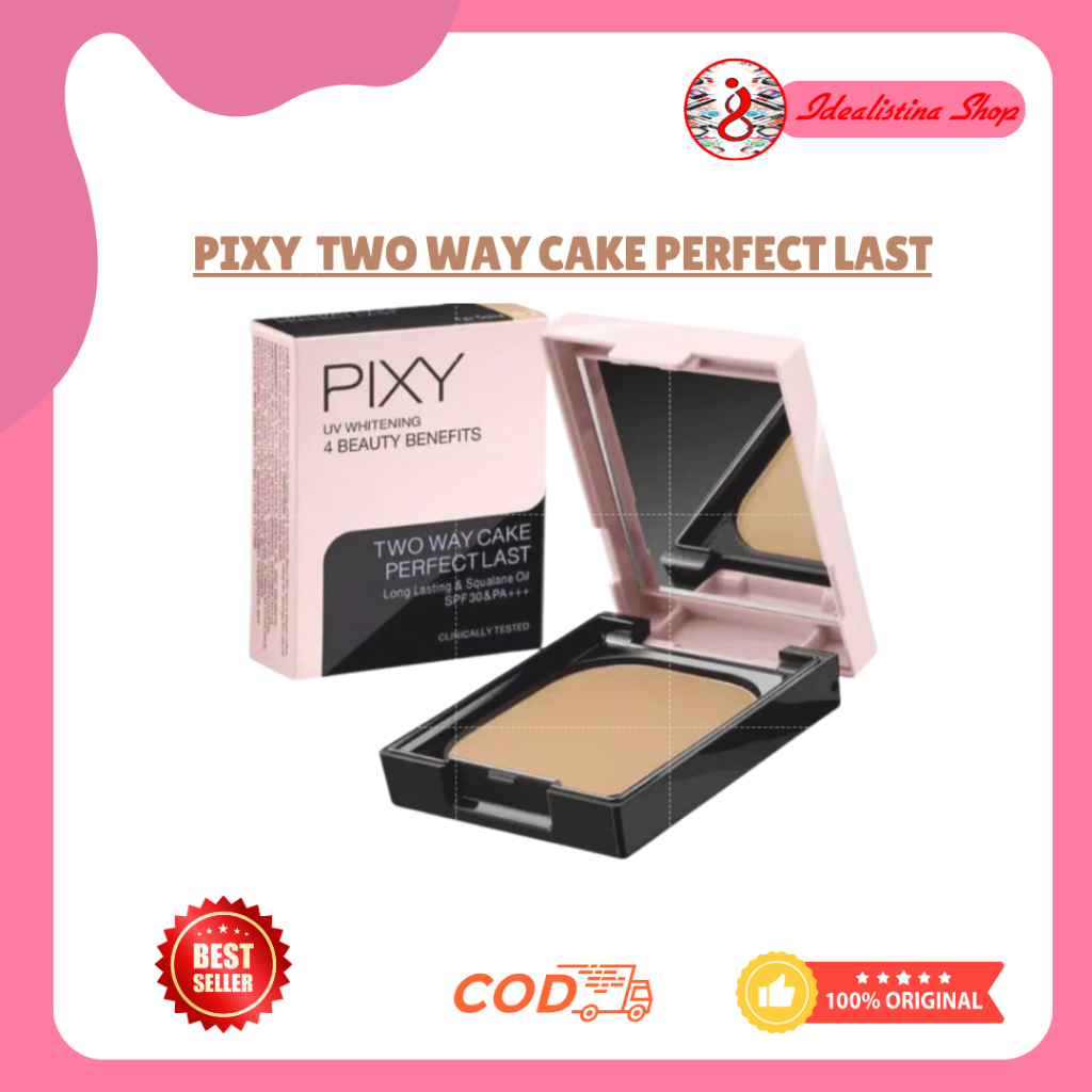 Jual Pixy UV Whitening Two Way Cake Perfect Last | Shopee Indonesia