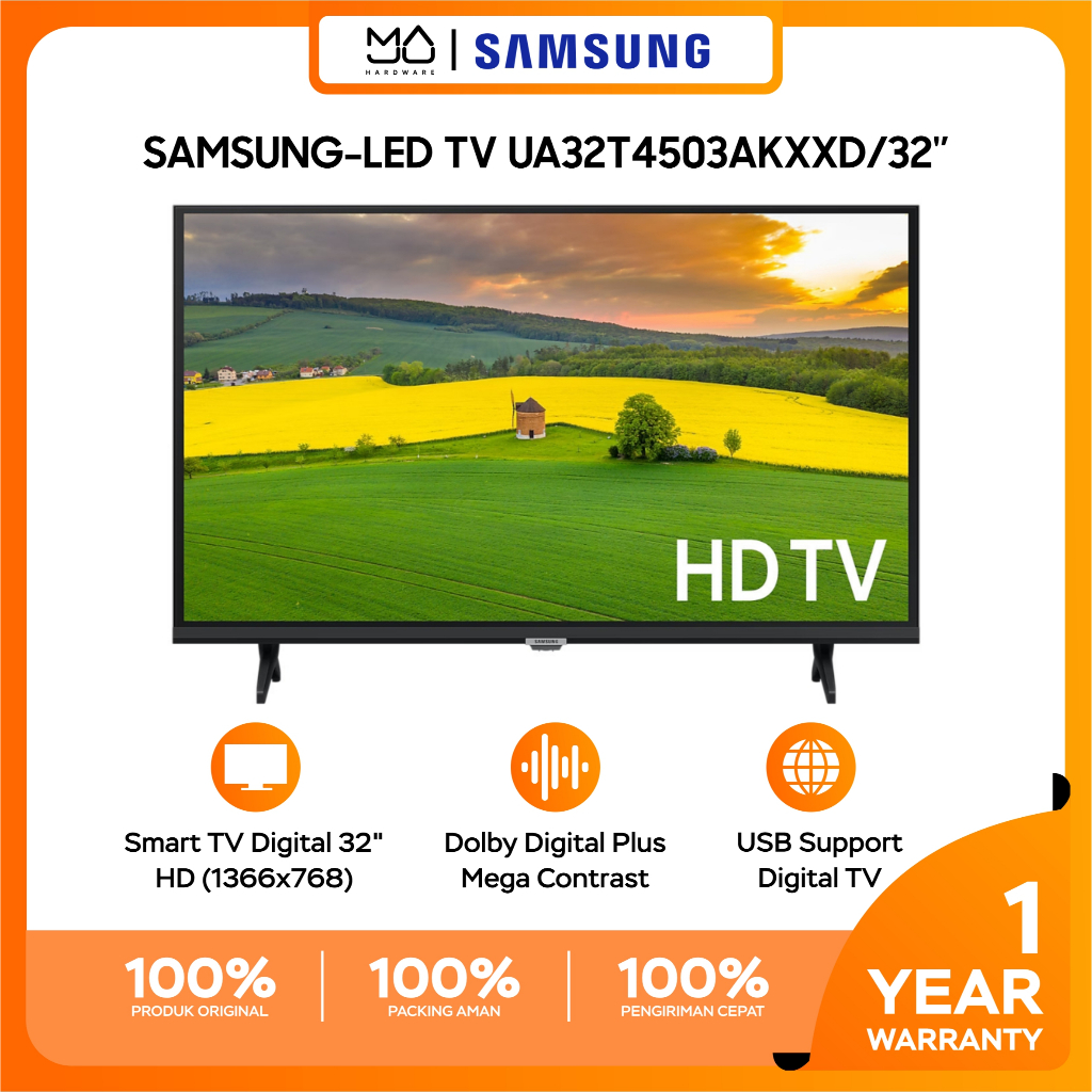 Jual TV Samsung - LEDTV 32" UA32T4503AKXXD HD Smart TV T4503 - Garansi ...