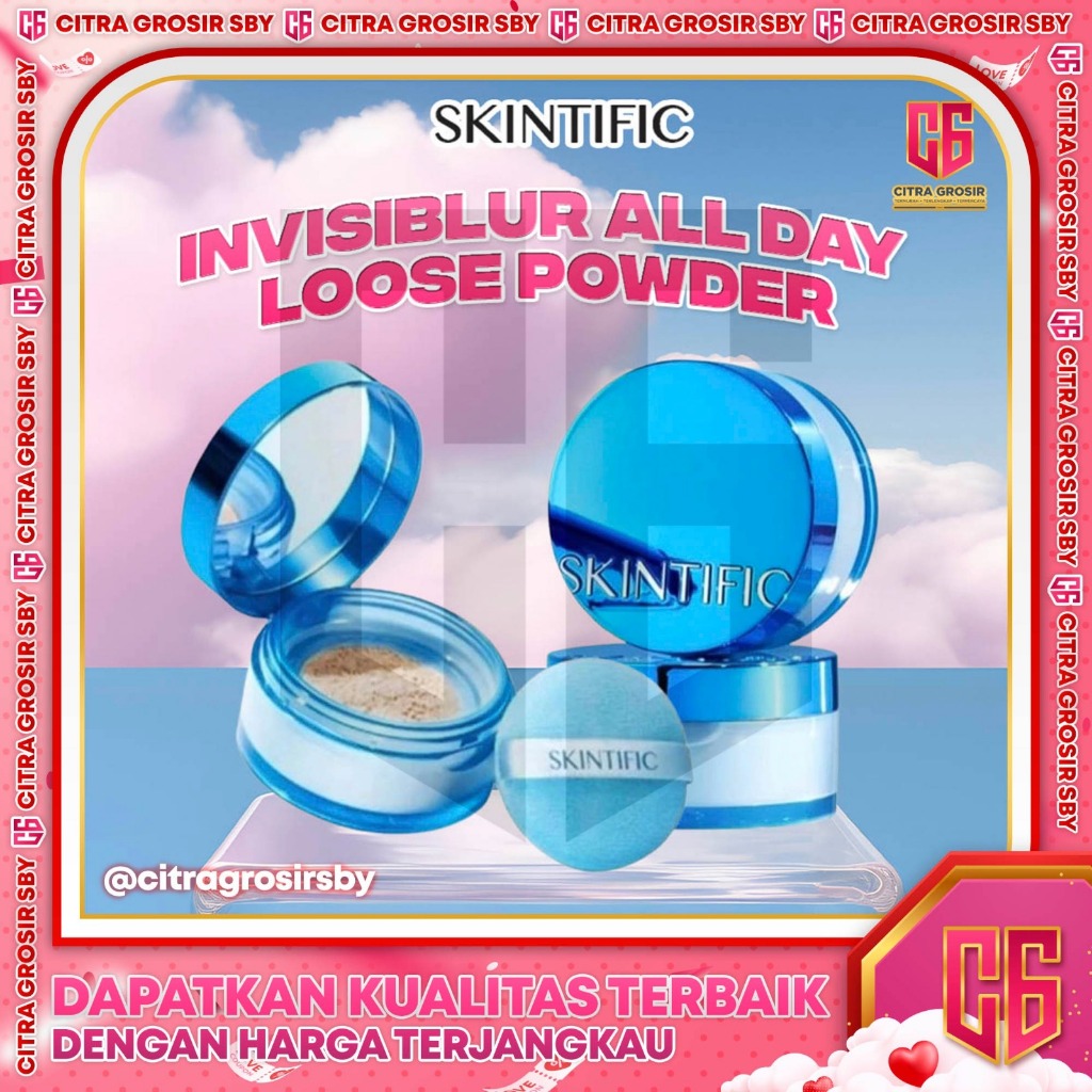 Jual SKINTIFIC Invisiblur All Day Loose Powder 10gr || All Day Oil ...