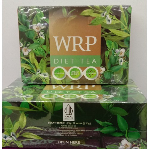 Jual WRP Diet Tea 30 sachet - /10 sachet | Shopee Indonesia