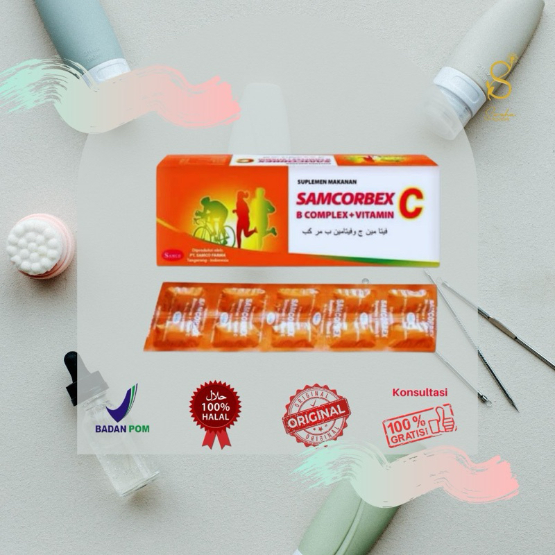 Jual Samscorbex C|Multivitamin dan Mineral|BOX|Tidak berbau aman ...