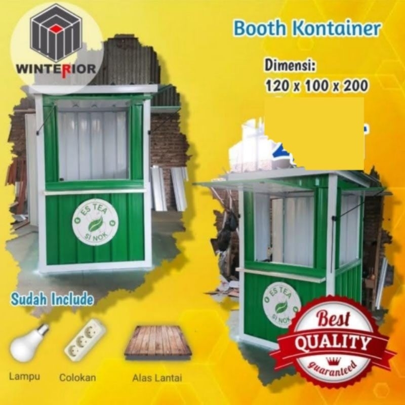 Jual Booth Kontainer /120X100X200/ Booth Container / Kontainer/ Booth ...