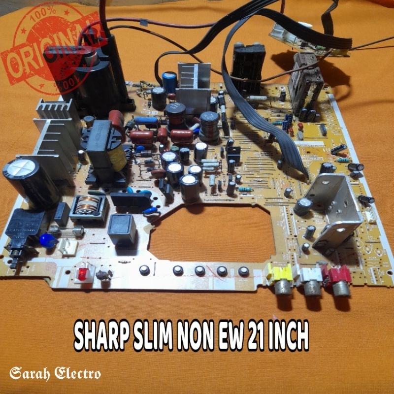 Jual MESIN TV TABUNG SHARP SLIM 21 NORMAL SIAP PAKAI | Shopee Indonesia