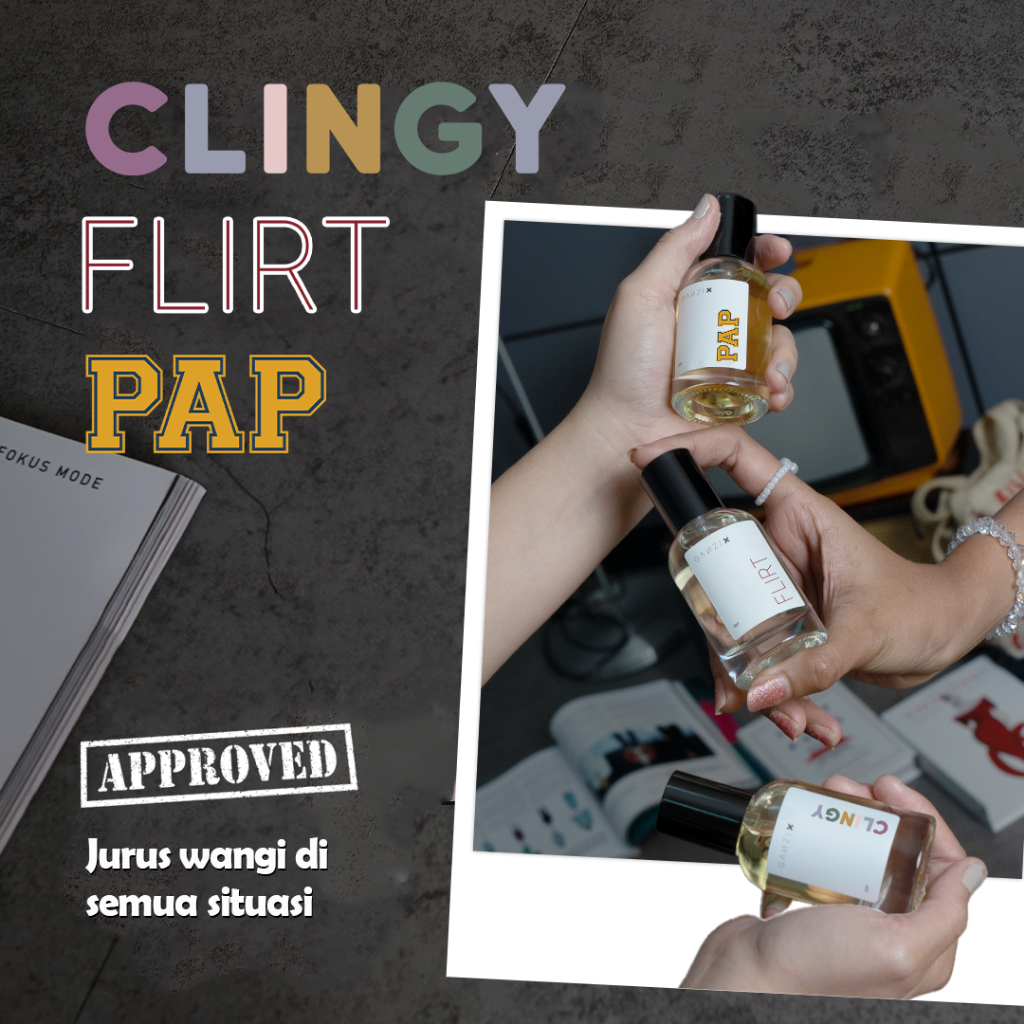 Jual Ganzi.X Bundling All Variants | PAP x FLIRT x CLINGY Parfum | Eau ...