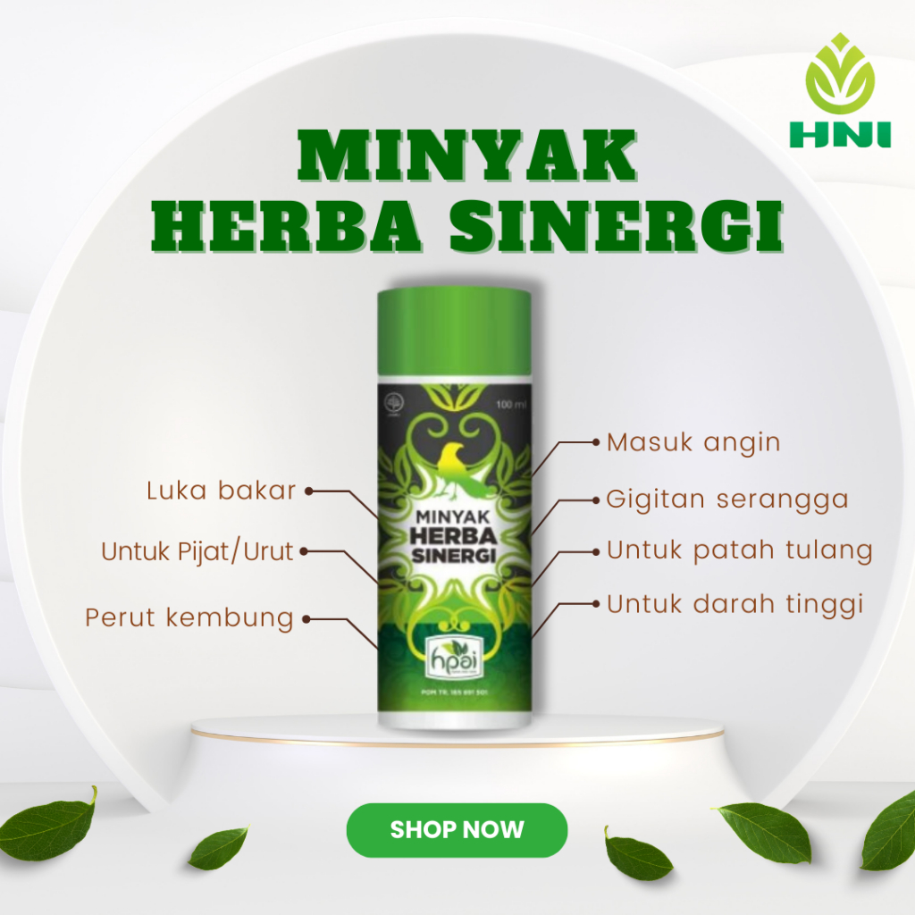 Jual MHS MINYAK HERBA SINERGI 100ml - Menyembuhkan Luka Bakar, Keseleo ...