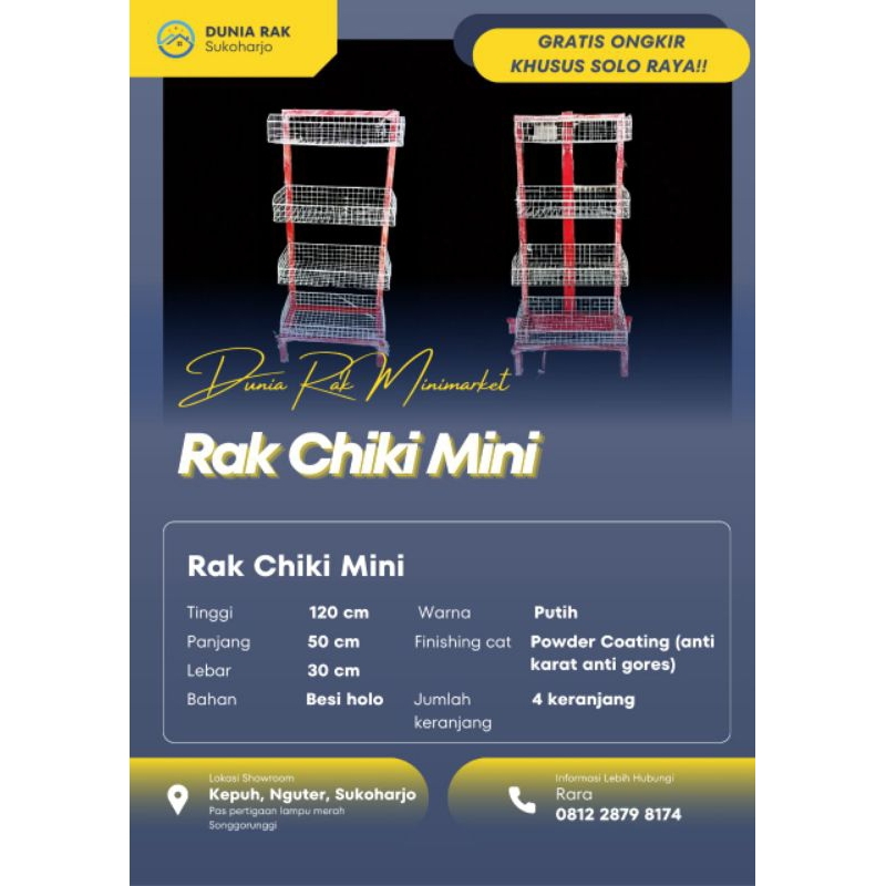 Jual RAK CIKI / SNACK MURAH untuk Toko / Minimarket TERMURAH Se-Jawa ...