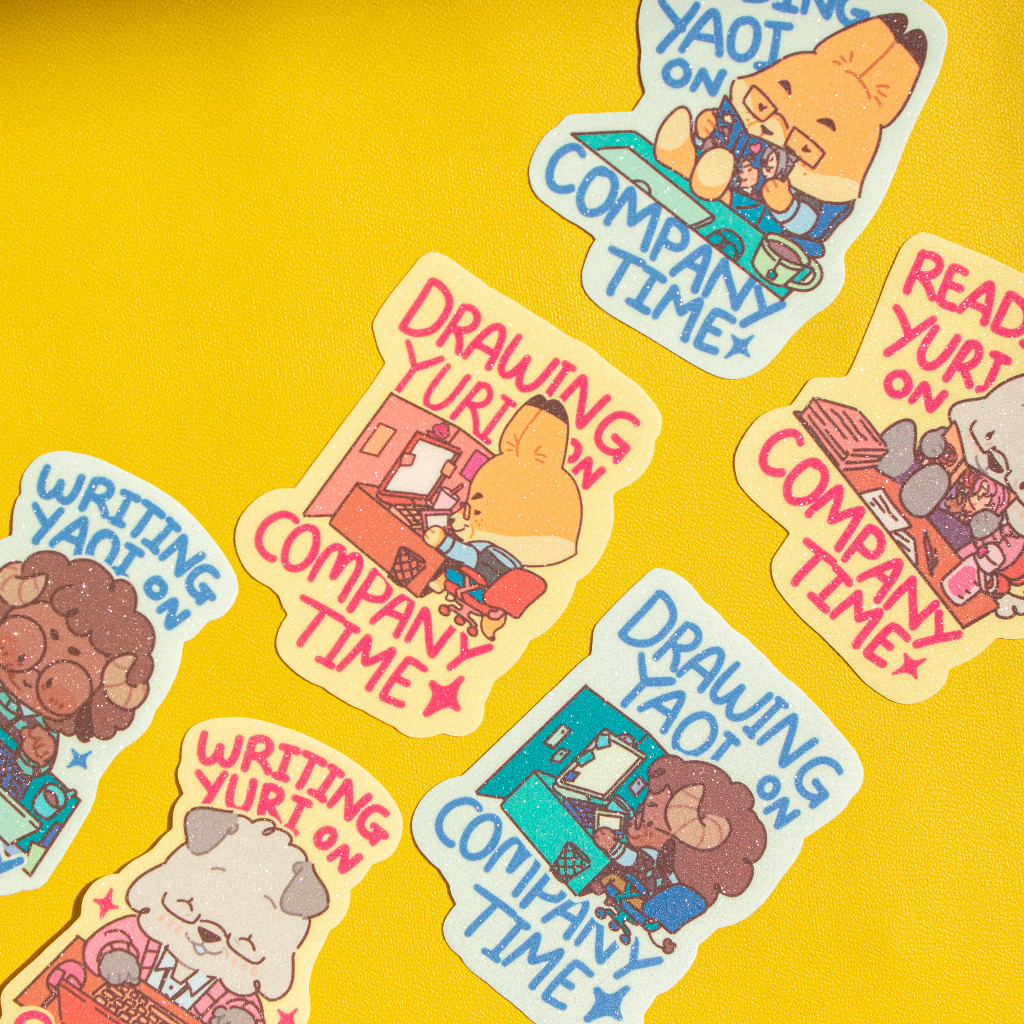 Jual [PLEASE READ DESC! MIN 3PCS FOR STICKER ONLY ORDERS] Yuri/Yaoi-ing ...