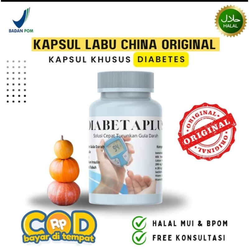 Jual [ TERMURAH!!] Kapsul susu labu China untuk diabetes Ori Hallal 100 ...