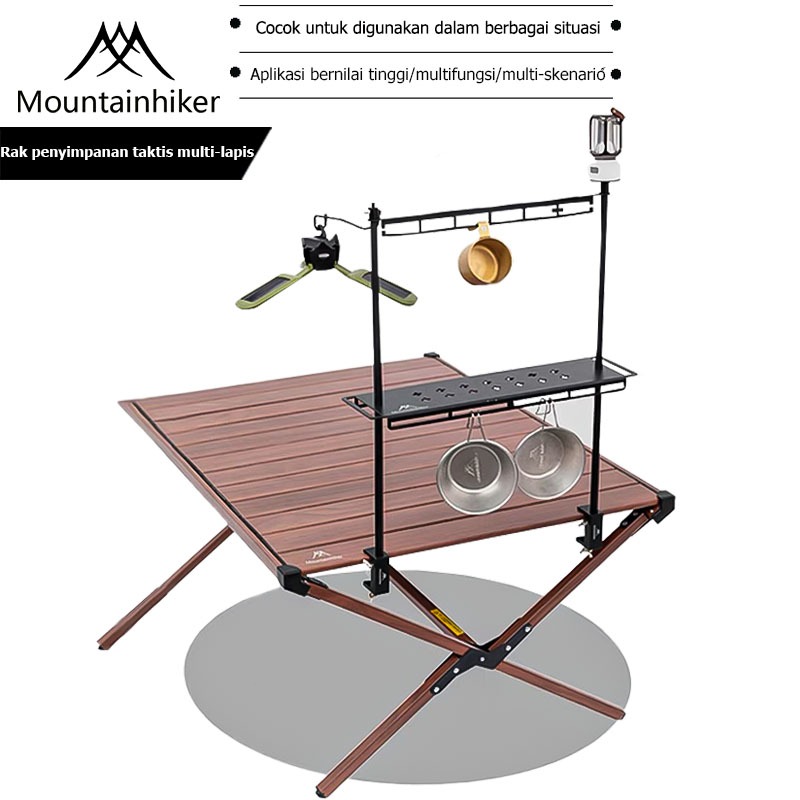 Jual MOUNTAINHIKER Rak Berkemah Rak Meja Tiang Lampu Luar Ruangan ...