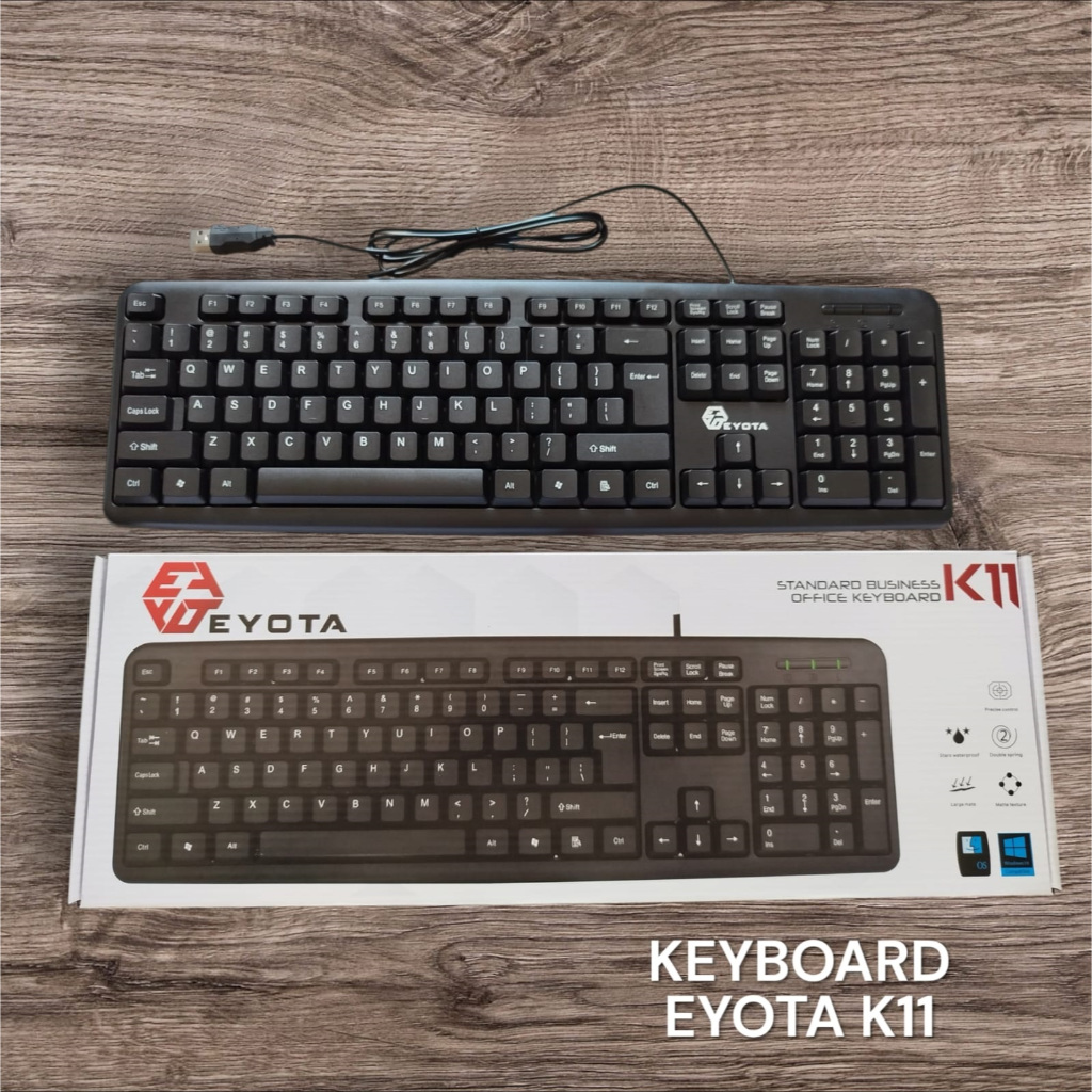 Jual KEYBOARD USB KEYBOARD EYOTA K11 USB STANDART BUSINESS OFFICE ...