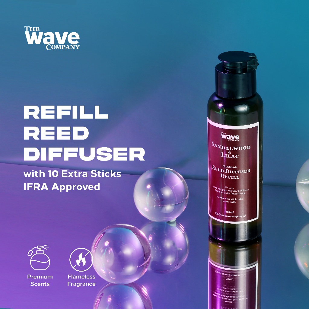 Jual The Wave Company - Refill Reed Diffuser (100ml) | Shopee Indonesia