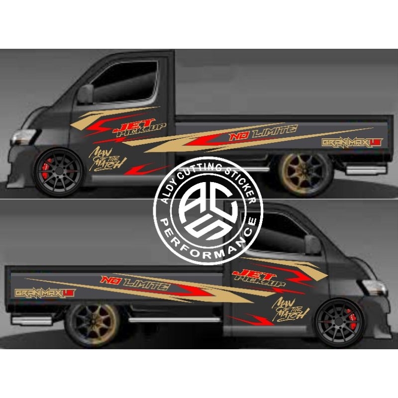 Jual STICKER STICKER CUTTING STRIPING BODY SAMPING MOBIL PICK UP ...