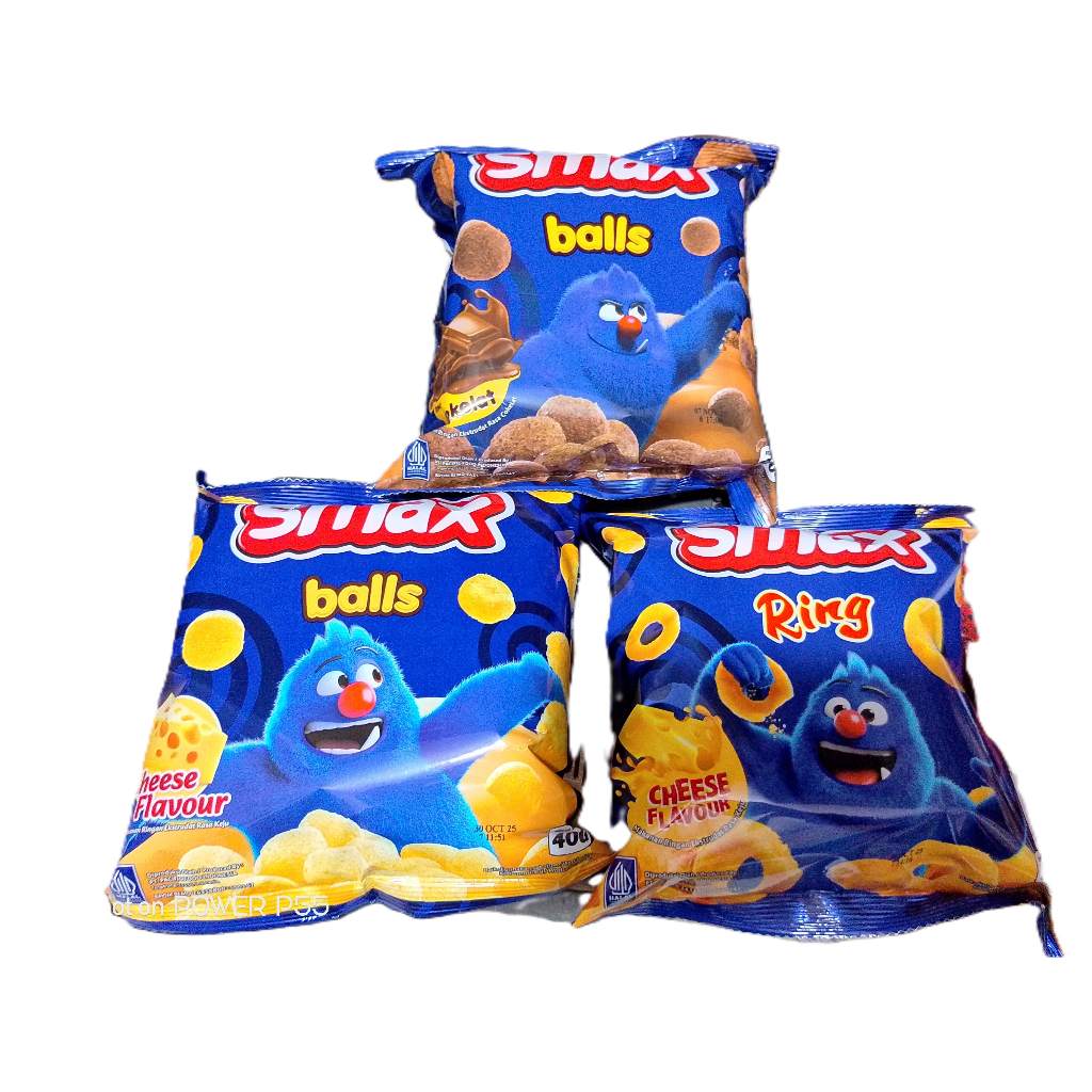Jual 40Gr SMAX Balls & Ring Snack Exp. Oktober 2025 | Shopee Indonesia