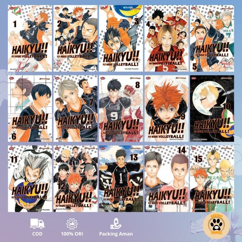 Jual HAIKYUU!! FLY HIGH! VOLLEYBALL! Volume 1-40 by Haruichi Furudate ...