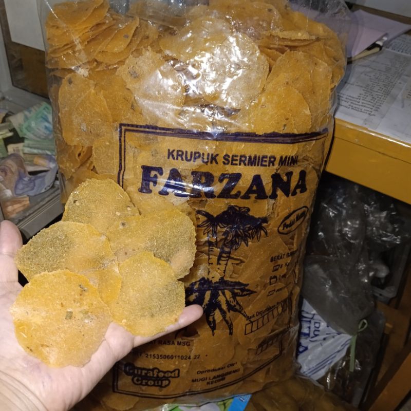Jual Krupuk Sermier Mini, krupuk singkong, opak Farzana (KILOAN ...