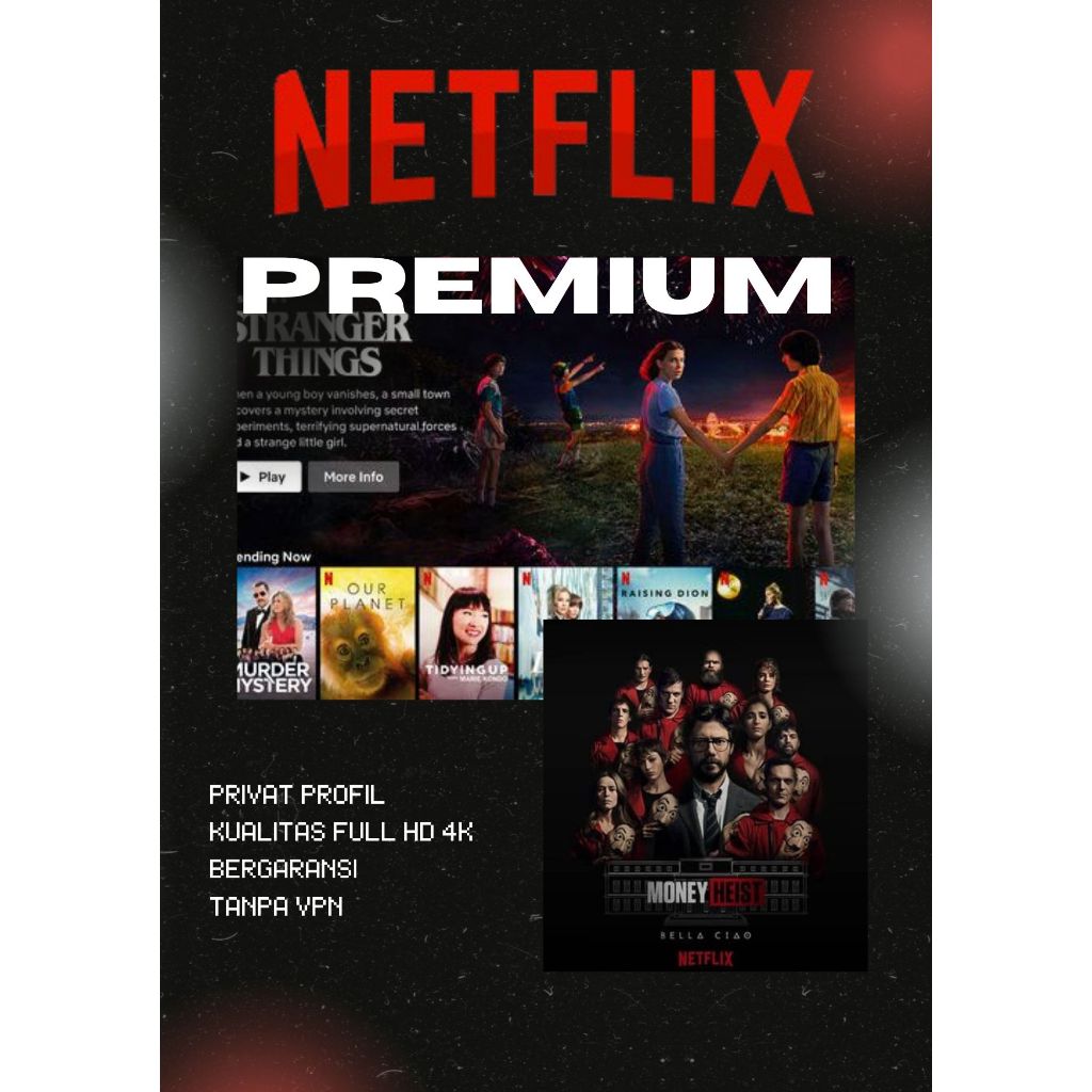 Jual Netflix+Premium+4KFullHD+Bergaransi | Shopee Indonesia