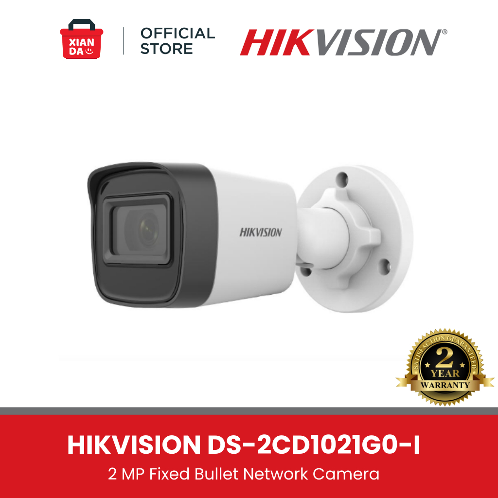 Jual DS-2CD1021G0-I - HIKVISION IP CAMERA 2MP FIXED BULLET CAMERA OUTDOOR GARANSI RESMI ...