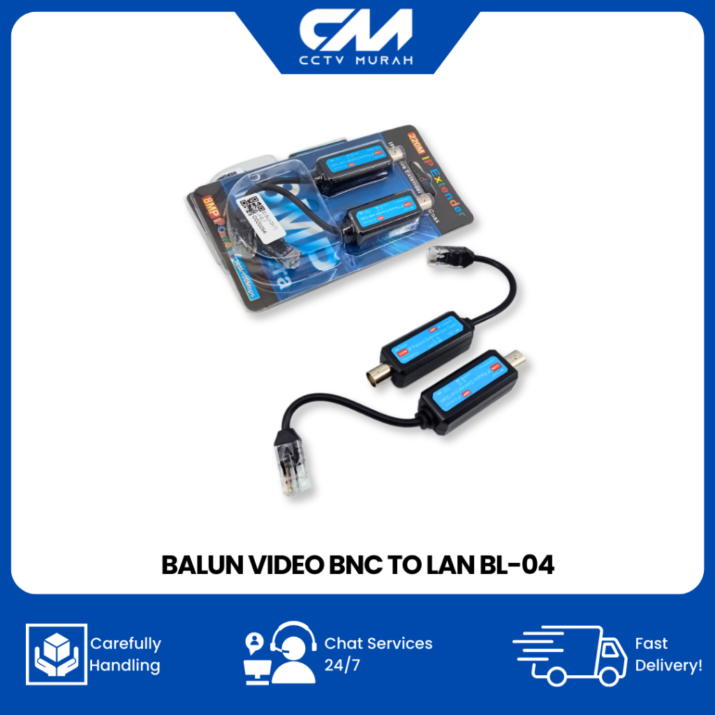 Jual Ballun Extender Coaxial To RJ45 8MP | Shopee Indonesia