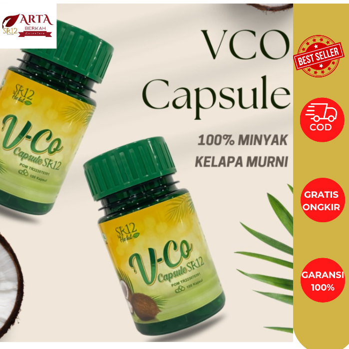 Jual VCO 100 KAPSUL SR12 !!! Imunitas, Daya Tahan & Kesehatan | Shopee Indonesia