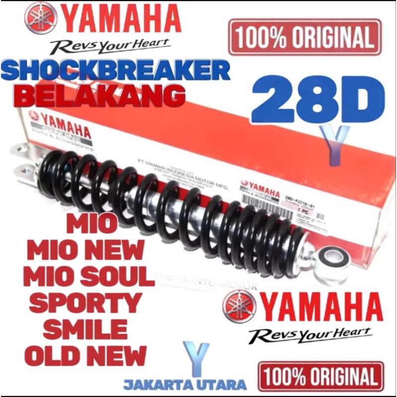 Jual 28D ORIGINAL SHOCKBREAKER YAMAHA MIO NEW, MIO SOUL, MIO SPORTY ...