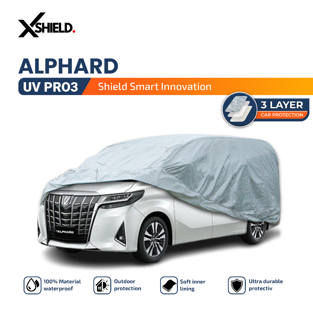 Jual 3 Layer Cover Mobil Alphard Alumunium Film Metalic Outdoor Tiga ...