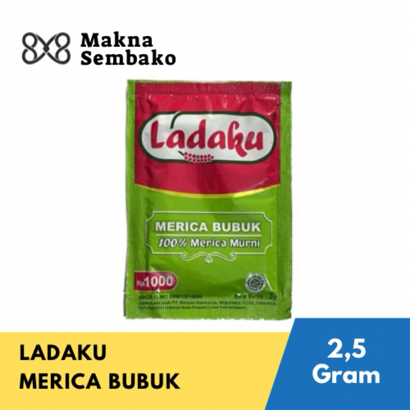 Jual [1 RENCENG = 12 SACHET] LADAKU MERICA BUBUK | Shopee Indonesia