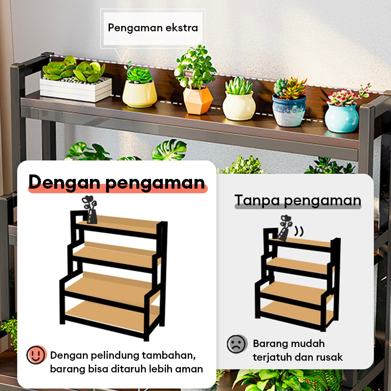 Jual Rak Bunga Besi Susun Rak Bunga Minimalis Rak Display Rak ...