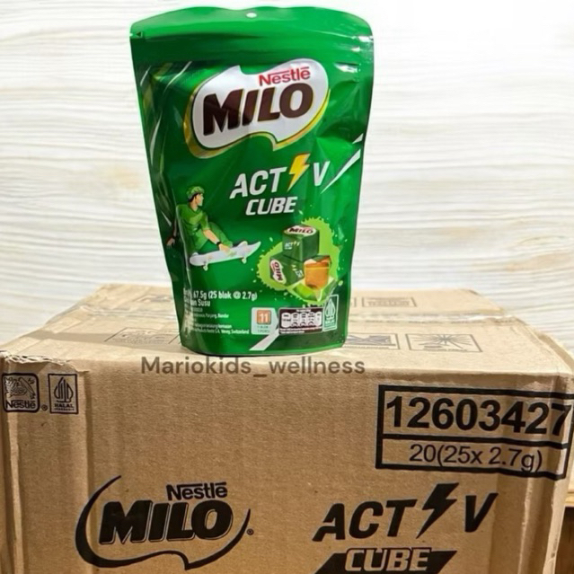 Jual PERMEN MILO ACTIV CUBE ISI 25 PCS ORI NESTLE | Shopee Indonesia