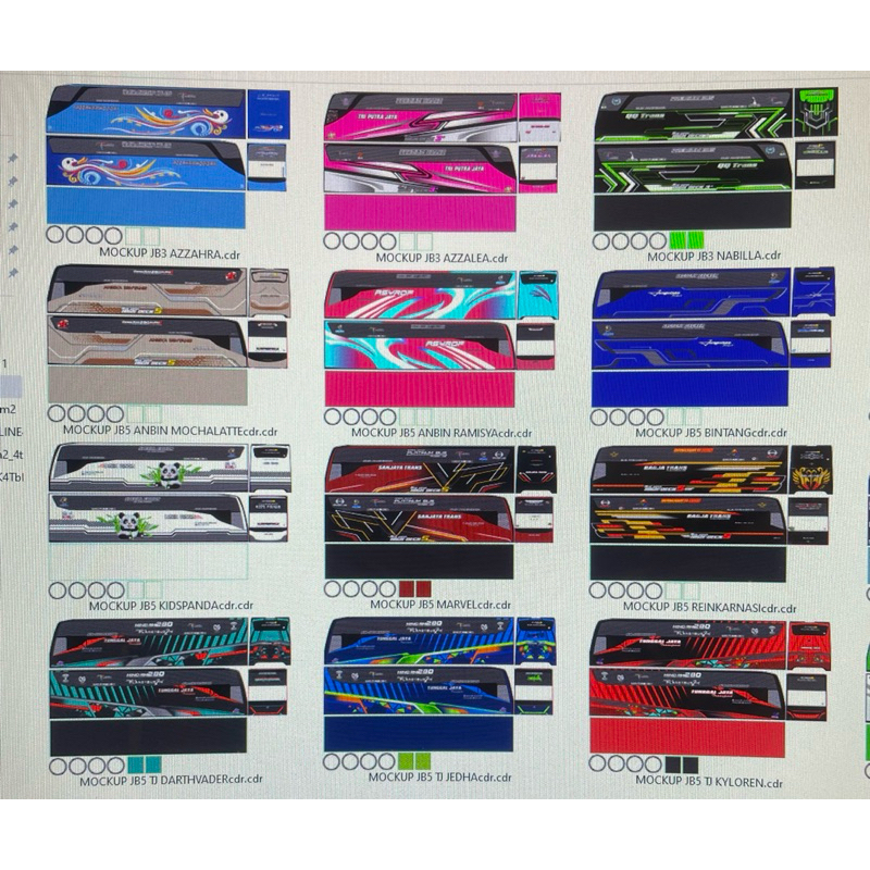 Jual Sticker Livery Bus JB5 Miniatur Plastik | Shopee Indonesia