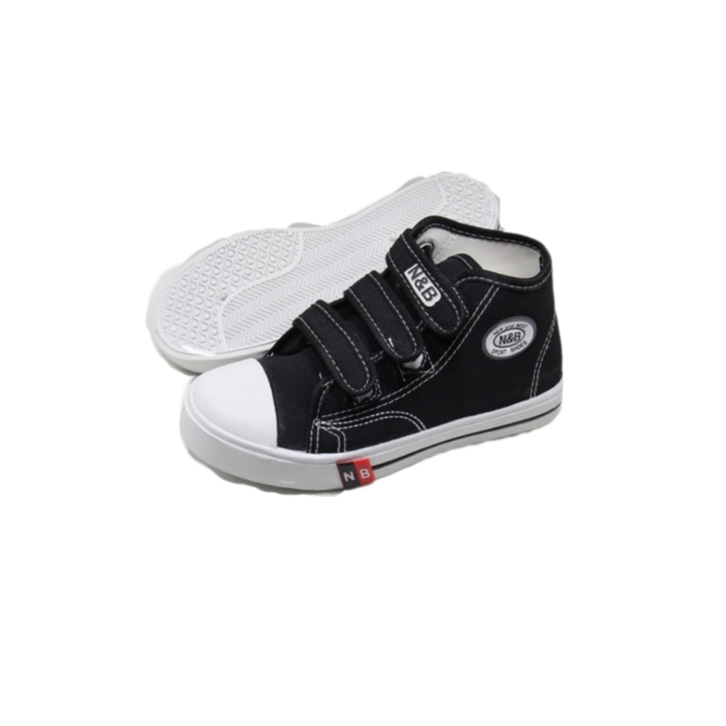 Jual Sepatu Anak Sekolah SOL KARET SD SMP NB Model Boot Velcro | Shopee ...