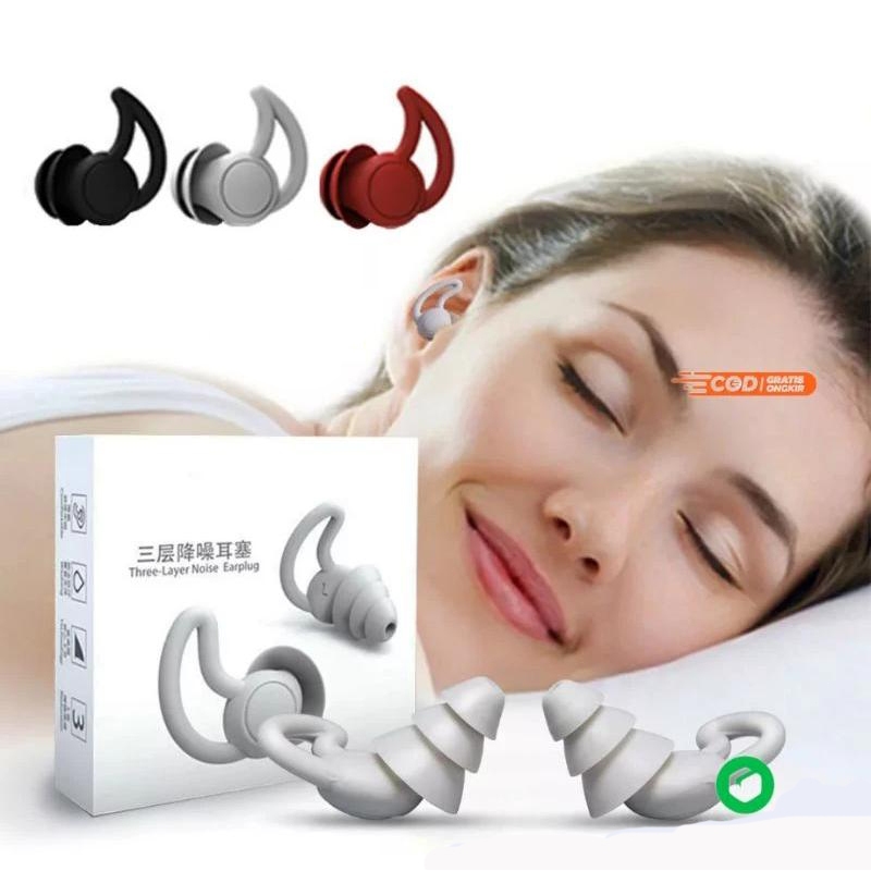 Jual Telinga anti bising Penutup Telinga Ear Plug Noise Reduction 2 Layer penutup | Shopee Indonesia