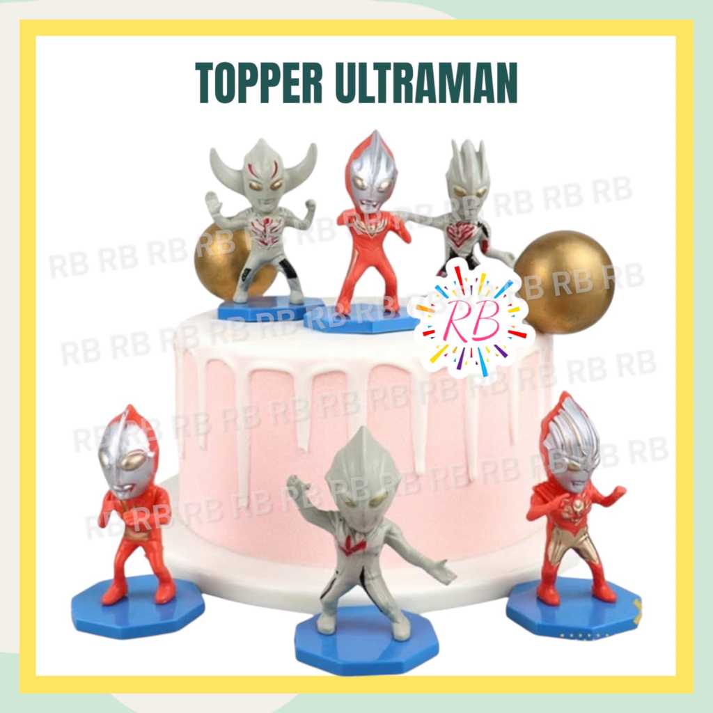 Jual Topper ULTRAMAN / Topper Cake Kue Ulang Tahun Ultraman | Shopee ...