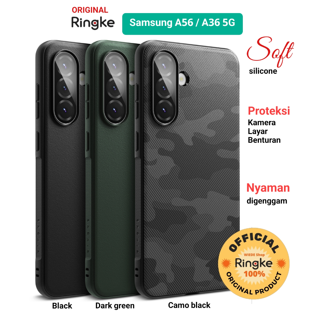 Jual Case Samsung Galaxy A56 A36 5G RINGKE Onyx Softcase Shock Proof ...