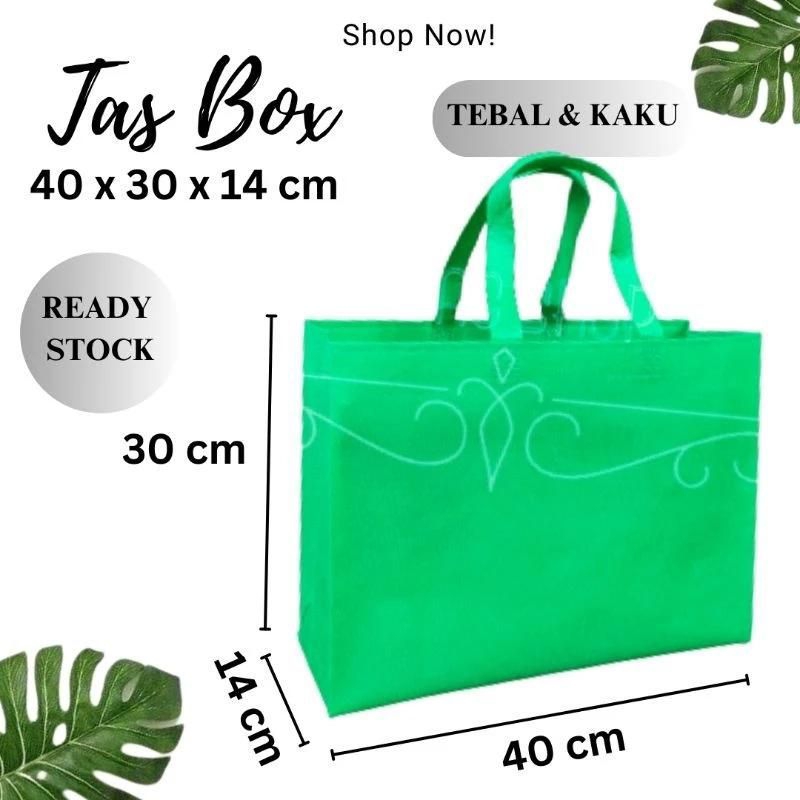 Jual Tas Spunbond Model Box 40x30x14 cm / Tas Box Souvenir / Tas ...