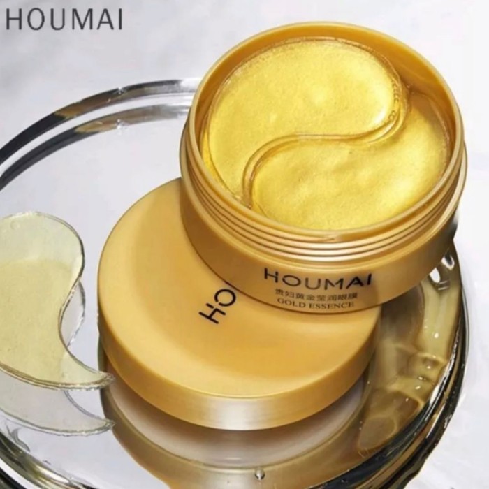 Jual HOUMAI Gold Eye Mask Masker Mata Penghilang Mata Panda Kantung ...