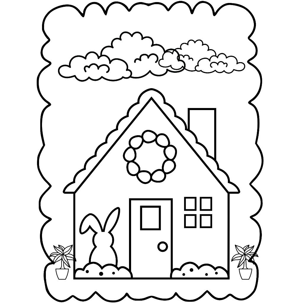 Jual Printable File PDF mewarnai rumah 20 halaman | Shopee Indonesia