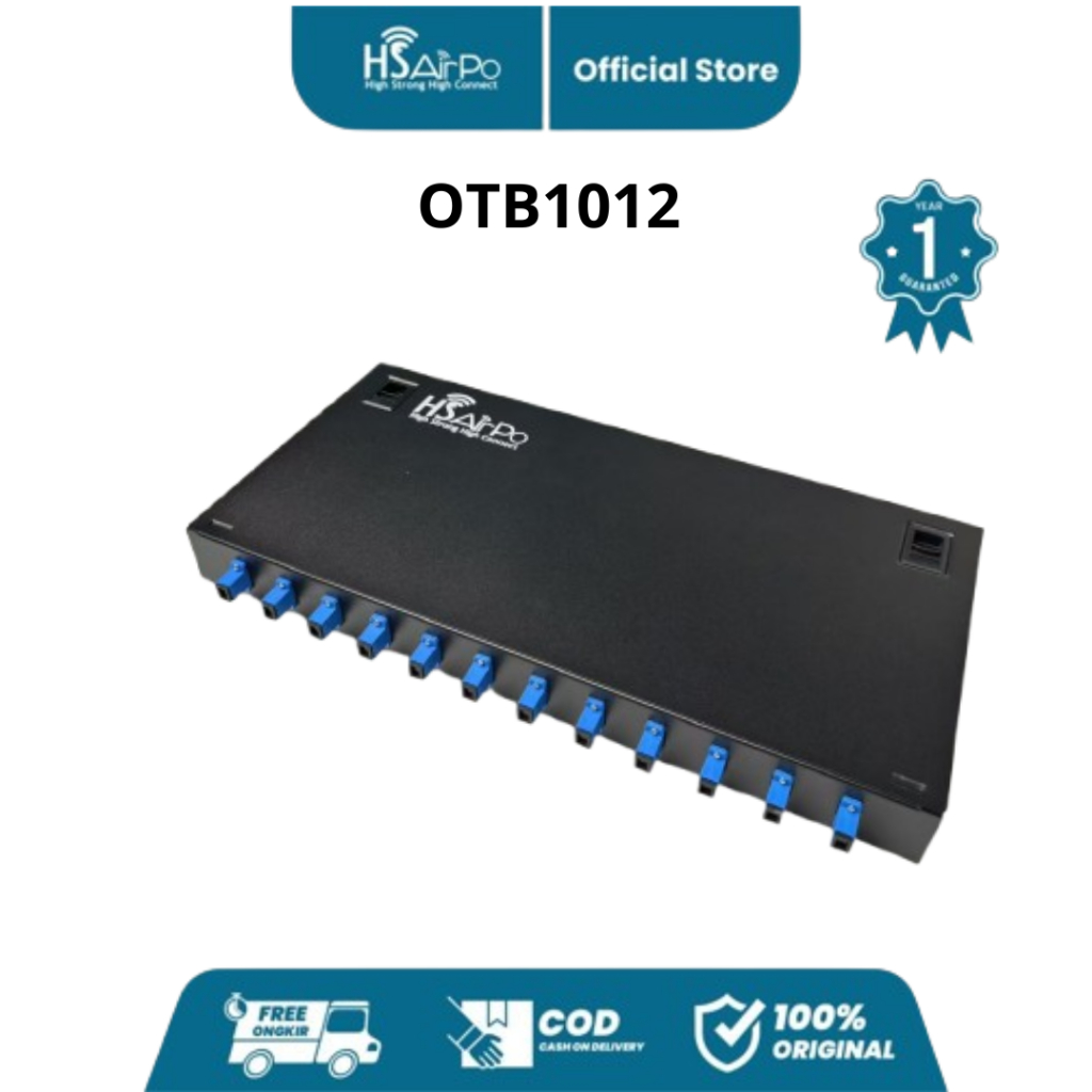 Jual HSAirPo OTB1012 Lengkap SC Pigtail Core 12 / Fiber Optic Mini OTB ...