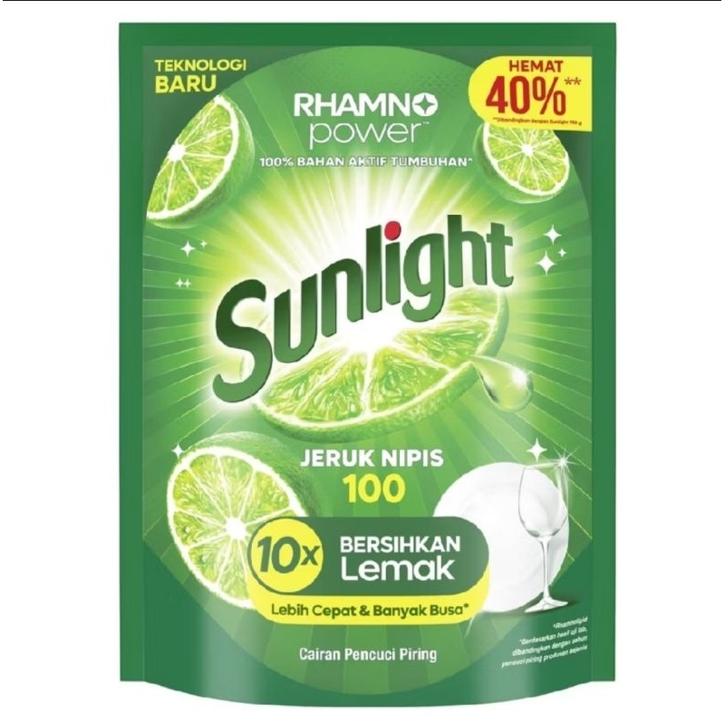 Jual SUNLIGHT SABUN CUCI PIRING JERUK NIPIS REFILL 1500GR | Shopee Indonesia