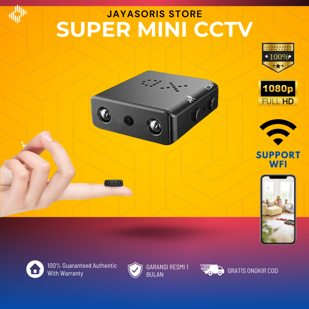 Jual KAMERA KECIL TERSEMBUNYI PENGINTAI WIFI CAMERA CCTV MINI SPY CAM ...
