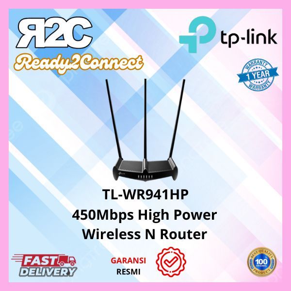 Jual TP-Link TL-WR941HP 450Mbps High Power Wireless N Router | Shopee ...