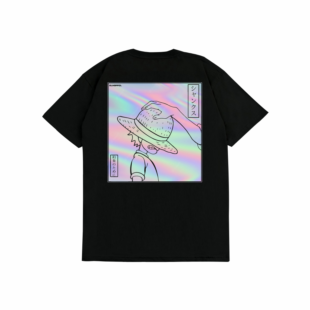 Jual GILAN Kaos Baju Distro Unisex Gambar MONKEY D LUFFY SHANKS Anime ...