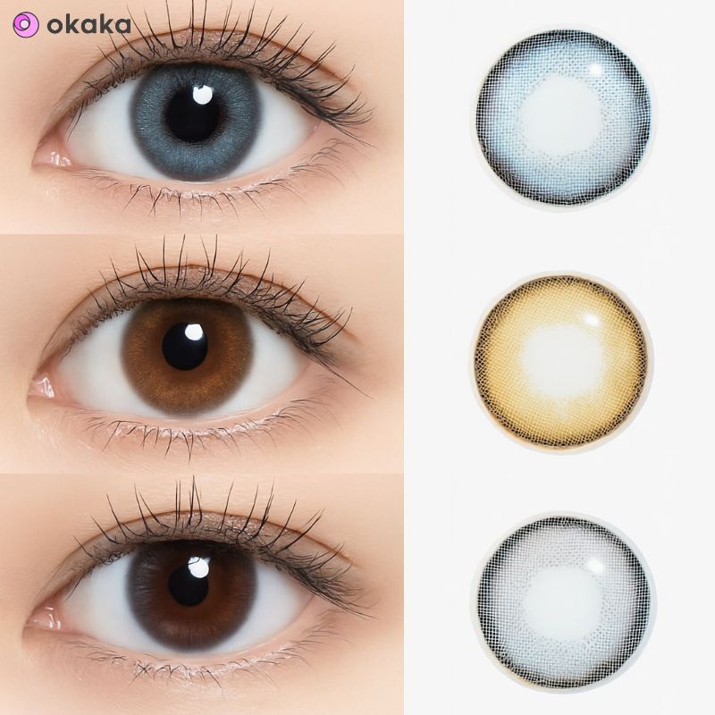 Jual OKAKA Lensa Mata No Ring Series Normal Diameter 14.2MM Paket ...