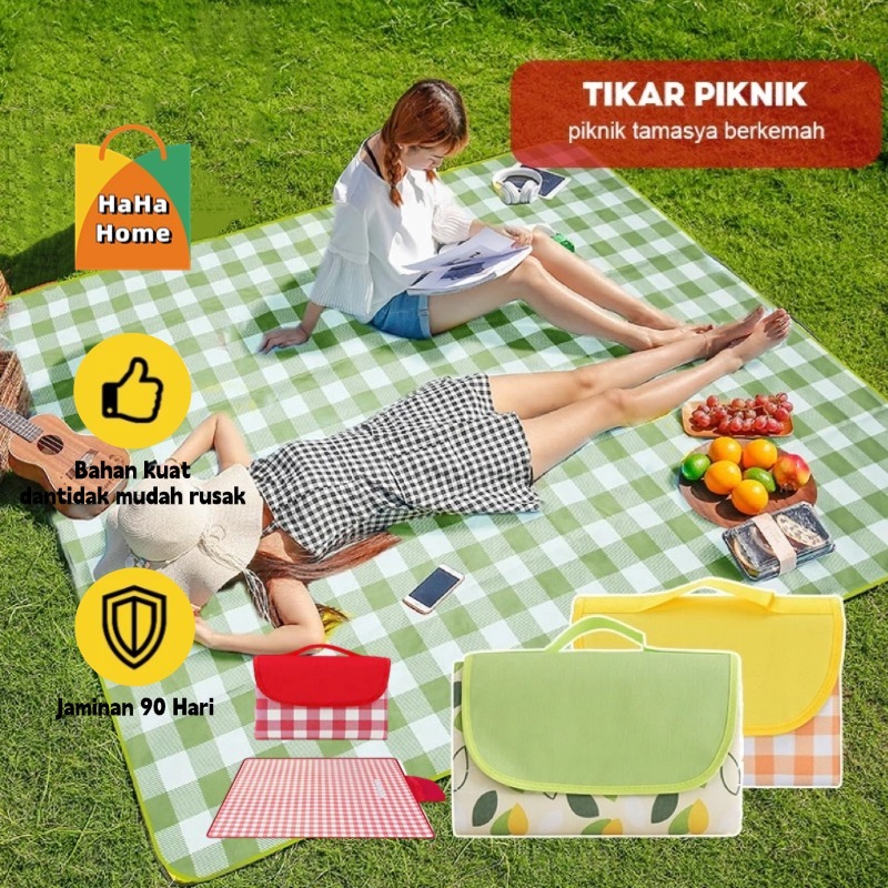 Jual tikar piknik waterpoof outdoor 1,5m x 2m tikar lipat anti air alas ...