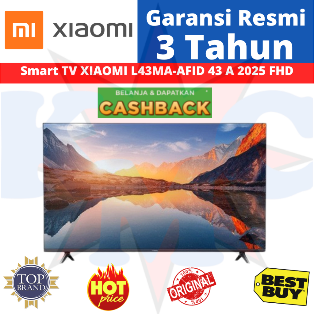 Jual SMART TV XIAOMI 43 SMARTTV 43 XIAOMI L43MA-AFID 43 INCH A 2025 FHD ...