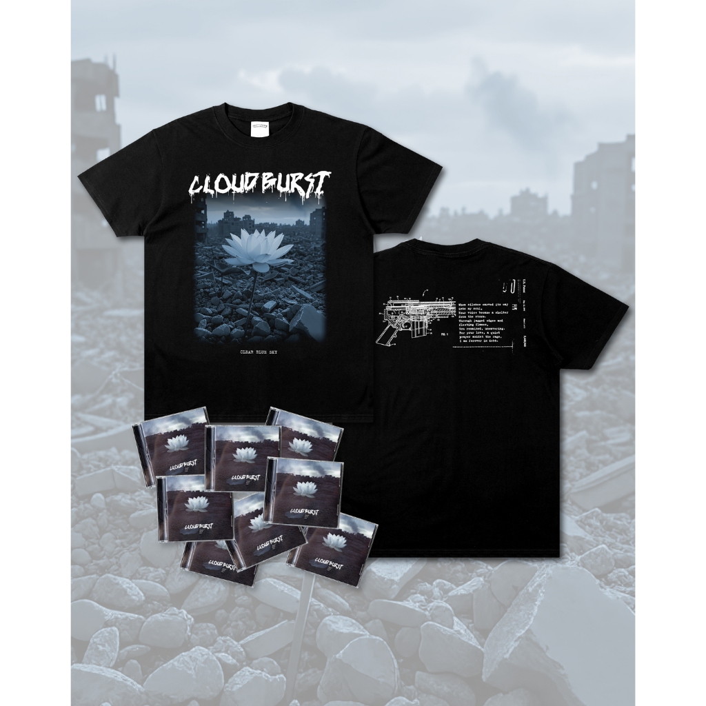 Jual Lawless Jakarta Records - Cloudburst - Clear Blue Sky T-shirt & CD ...