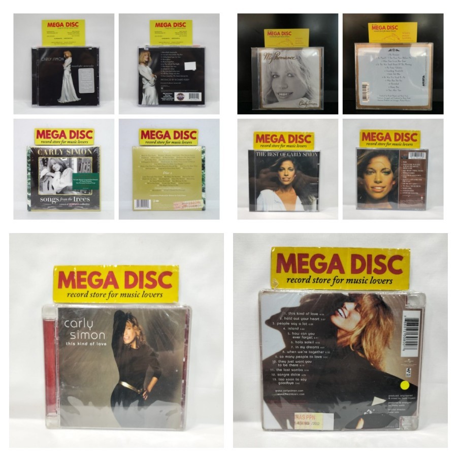Jual CD Carly Simon Album - Cek Varian / Barcode Album Audio Music | Shopee Indonesia