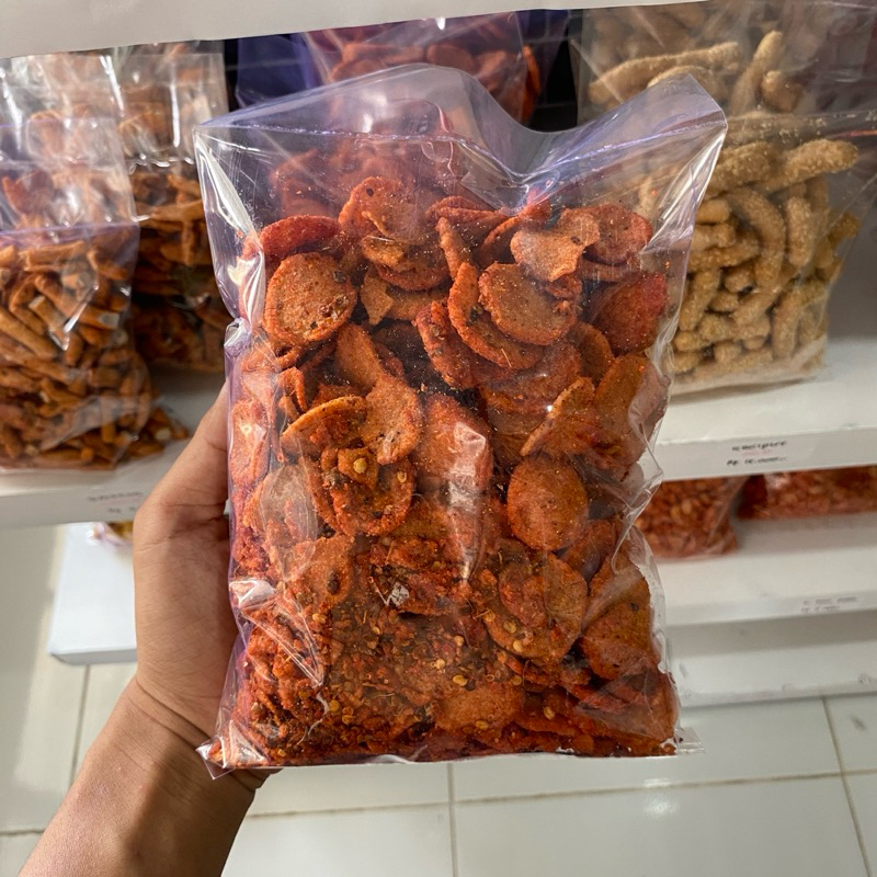 Jual SOSRENG Sosis Goreng Pedas Daun Jeruk 1kg | Shopee Indonesia