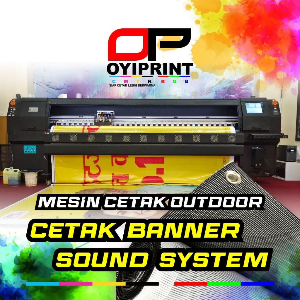 Jual CETAK BANNER JARING SOUND SYSTEM | BANNER JARING | Shopee Indonesia