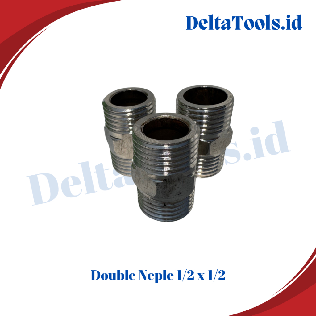 Jual Dobel Nipel Nepel Drat Luar 1/2" Stainless / Double Nipple Niple Neple Drat Luar 1/2" Besi ...