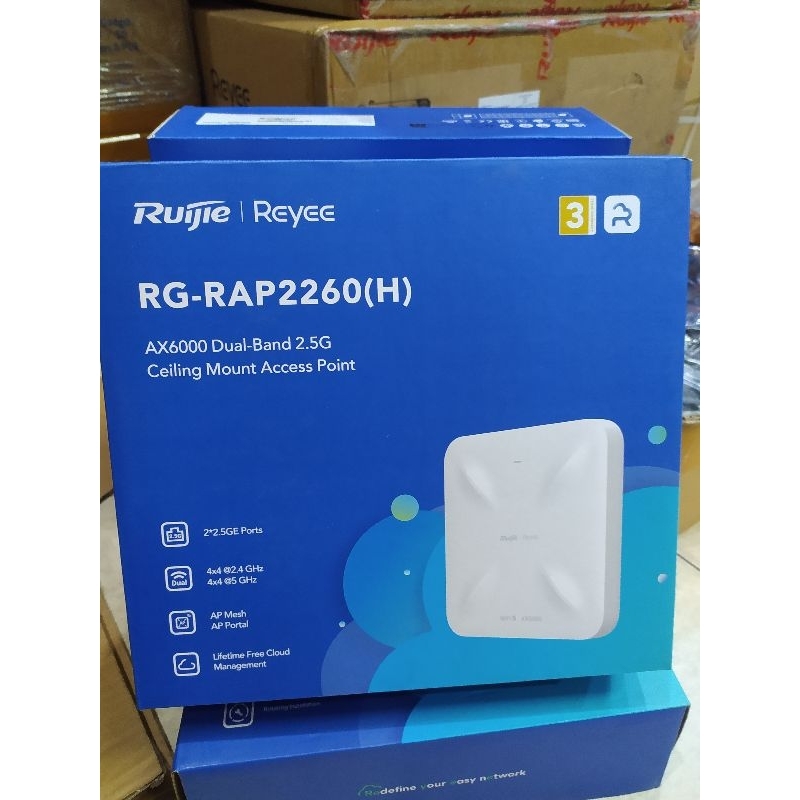 Jual Ruijie Rg-Rap2260 H ceiling mount Acecess point indoor wifi 6 ...